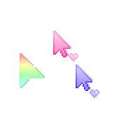 Kawaii / Pastel Cursors