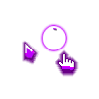 Glowing Crystal Cursors