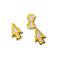 Golden Framed Cursors