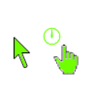 green Cursors