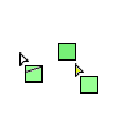 Green Square Cursors