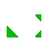 Green Square Grid Cursors