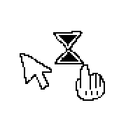 Hand Drawn Cursors