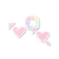 Heart Pulse Pastel Fizzy Sparkles Cursors