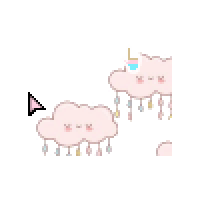 Kawaii Cloud Set! Cursors