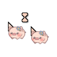Kawaii Pig Cerdito Tierno Cute 4 Cursors