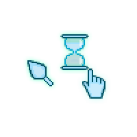 Light Blue Glow Cursors