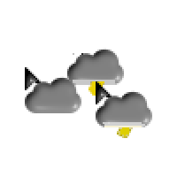 Lightning Cloud Cursors