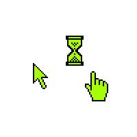 Lime Green Cursors