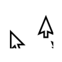 LLX Monochrome White Light Cursors
