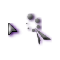Metallic Purple Cursors