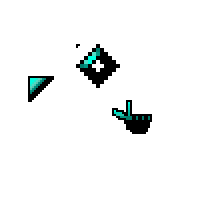 Midnight Teal Fade Cursors