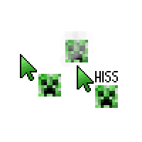 Minecraft Creeper Cursors