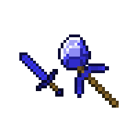 Minecraft Dark Blue Diamond Cursors