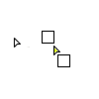 Mini Black Cursors