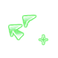 Mint Green Snow Cursors