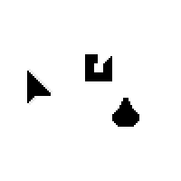 Monochrome gif Cursors