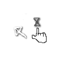 MS Paint like drawn doodles Cursors