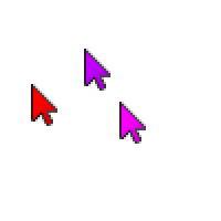 Multicolored Aero Cursors