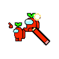 my cute radish among us skin Cursors