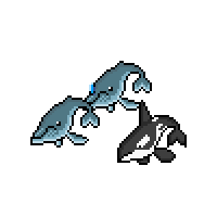 Ocean Themed Whales and Starfish Cursor Set Cursors