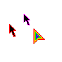 Neon Colors Cursors