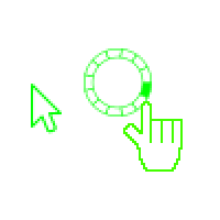 Neon Green Cursors