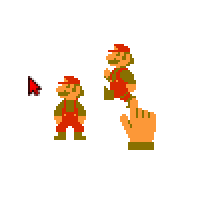 NES SMB Mario Cursors