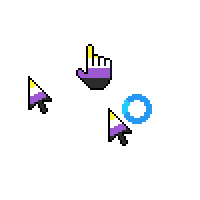 Nonbinary Flag Cursors
