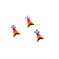 Spining 3 3D Cursors