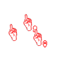 Red Hand Cursors