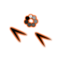 Orange Glow Cursors