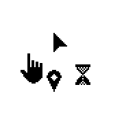 Original black custom Dark redesign Cursors