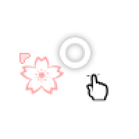 Pink Flower Kawaii Cursors
