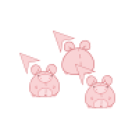cute pink piggy Cursors