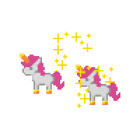 Sparkly Pink Unicorns Cursors