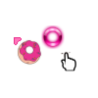 Pink Donut Cursors