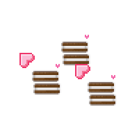 Kawaii Cute Pink Heart Oreo Cursors
