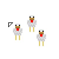 Pixel Chicken Cursors
