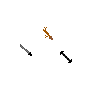 Pixel Ninja Weapon Cursors