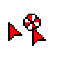 Pixelated red Cursors