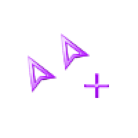 Purple 3D Cursors