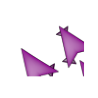 Purple Star Cursors