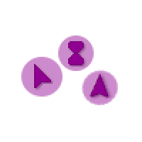 Purple Circle Cursors