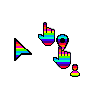 Rainbow Additions Cursors