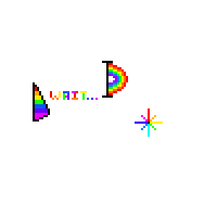 Hand Drawn Rainbow Pointers (non-animated) Cursors