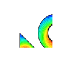 Rainbow Vortex Swirl Cursors