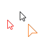 Random Colorful Mix Cursors