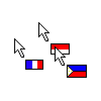 Random Flags Cursors