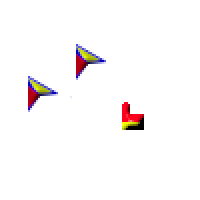 Red and Yellow Cursors
